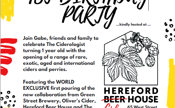 The Ciderologist 1st Birthday Shenanigans – theciderologist